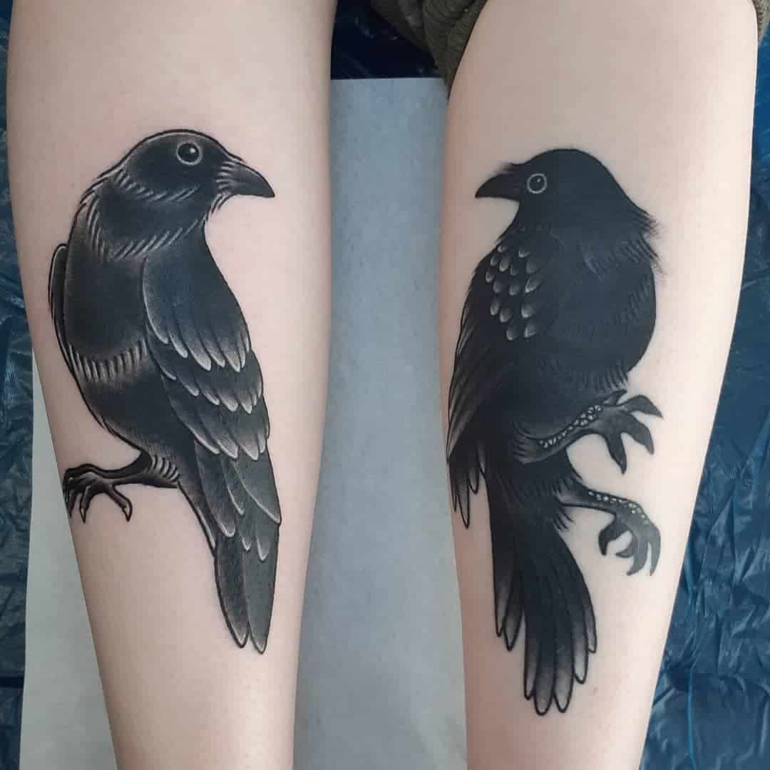 Tatuajes De Cuervos: Tedencias Modernas Y Nuevas Para Los Amantes De ...